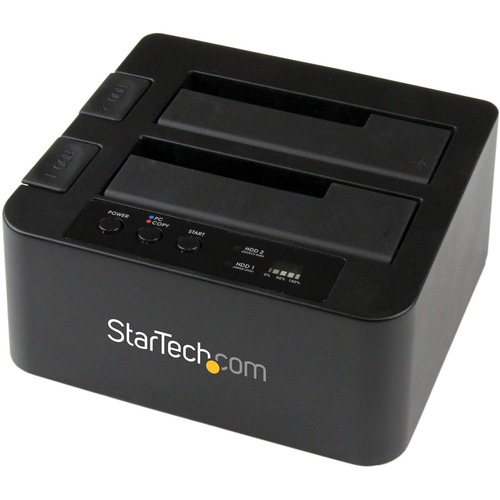 StarTech.com Dual Bay Hard Drive Duplicator Dock, Standalone HDD/SSD ...