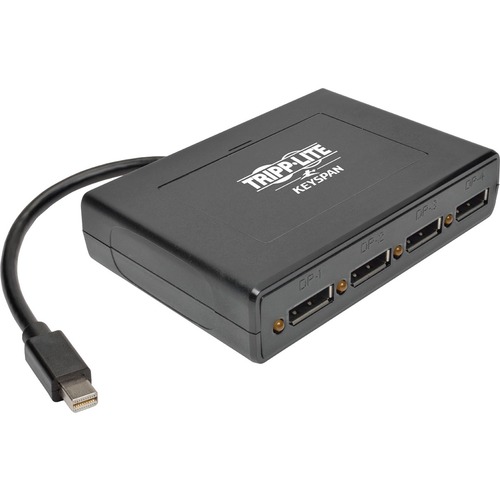 Tripp Lite 4-Port Mini DisplayPort to DisplayPort Multi Stream Transport Hub – 3840 × 2160 ...